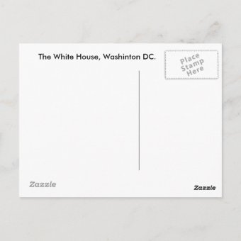 The White House Postcard | Zazzle