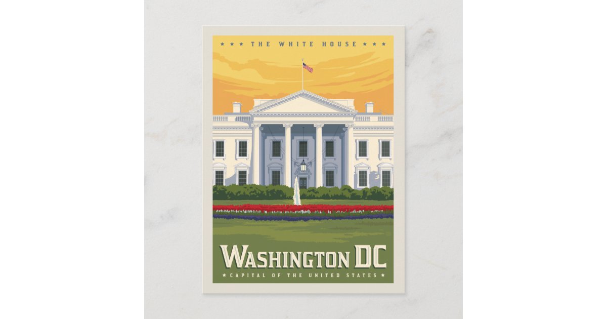 The White House | Washington, D.C. Postcard | Zazzle