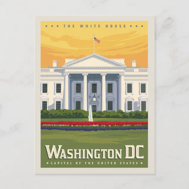 The White House | Washington, D.C. Postcard | Zazzle