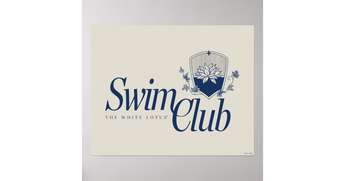 The White Lotus Swim Club Poster | Zazzle
