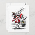 The White Rabbit Postcard | Zazzle
