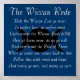 The Wiccan Rede (short version) Poster | Zazzle