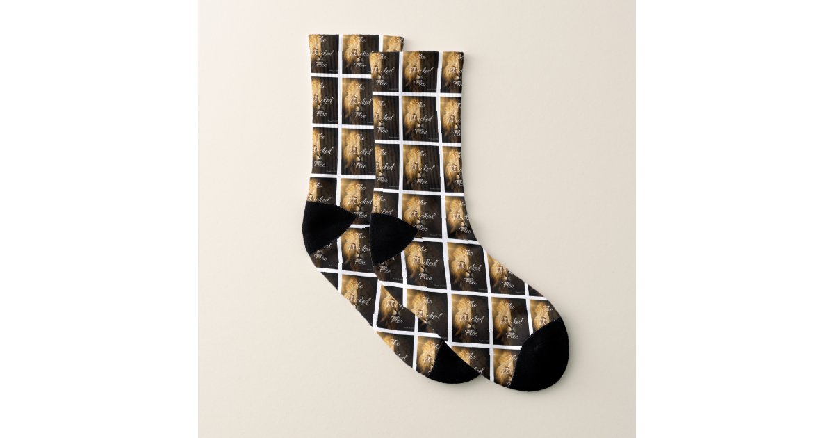 The Wicked Flee Proverbs 28:1 KJV All-Over Socks | Zazzle