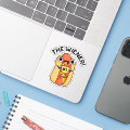 The Wiener Funny Winner Hot Dog Pun Sticker | Zazzle