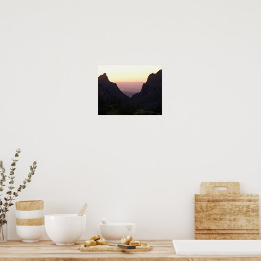 The Window at sunset, Big Bend National Park, TX Poster | Zazzle