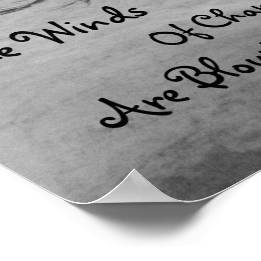 The Winds of Change Poster | Zazzle