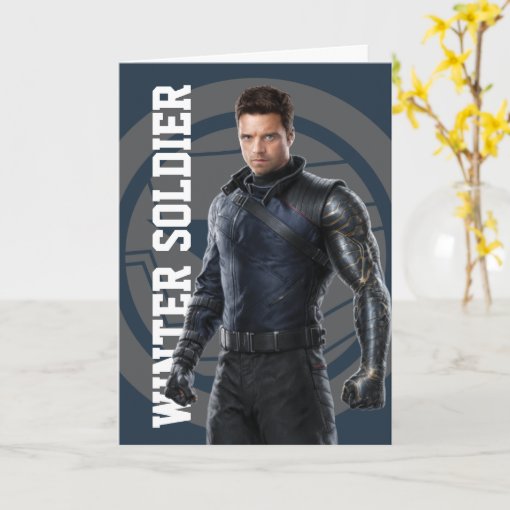 The Winter Soldier Character Art Card | Zazzle