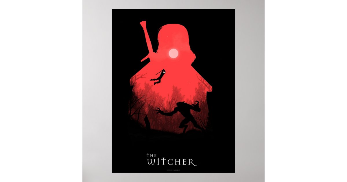 The Witcher minimalist Poster | Zazzle