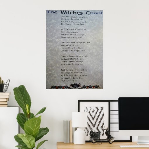The Witches Chant Poster | Zazzle