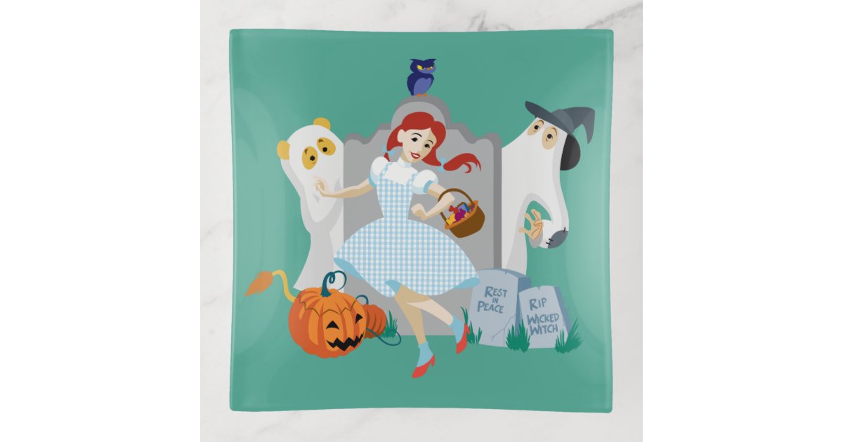 The Wizard Of Oz™ | Dorothy Halloween Happy Dance Trinket Tray | Zazzle