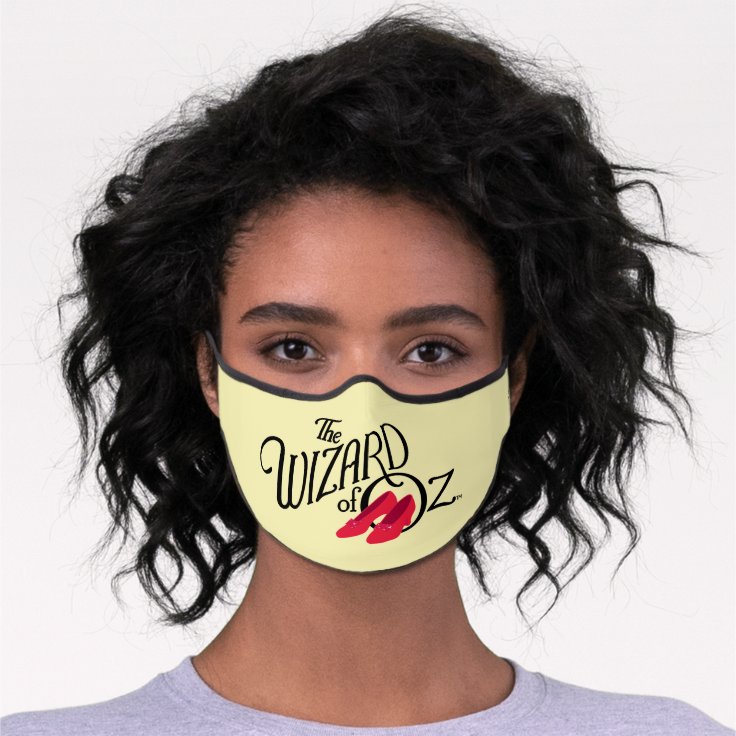 The Wizard Of Oz™ Logo Premium Face Mask | Zazzle