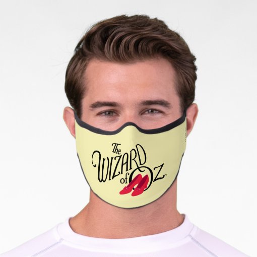 The Wizard Of Oz™ Logo Premium Face Mask | Zazzle