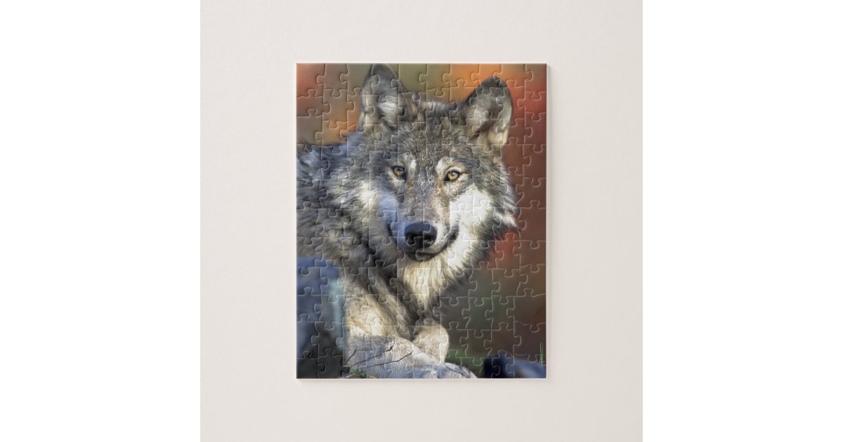 The Wolf Jigsaw Puzzle | Zazzle