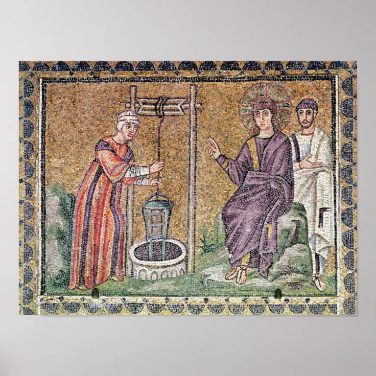 The Woman of Samaria at the Well Poster | Zazzle