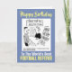 The Word's Best Football Referee - Happy Birthday Card | Zazzle