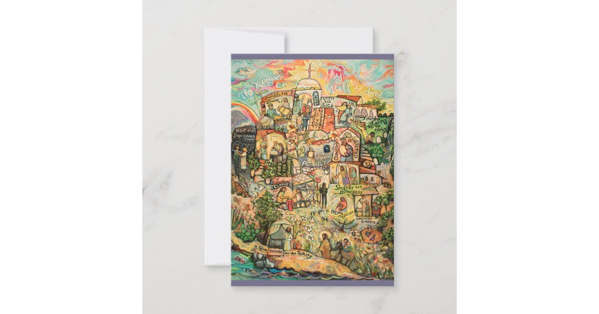 The Works of Mercy Prayer Card | Zazzle