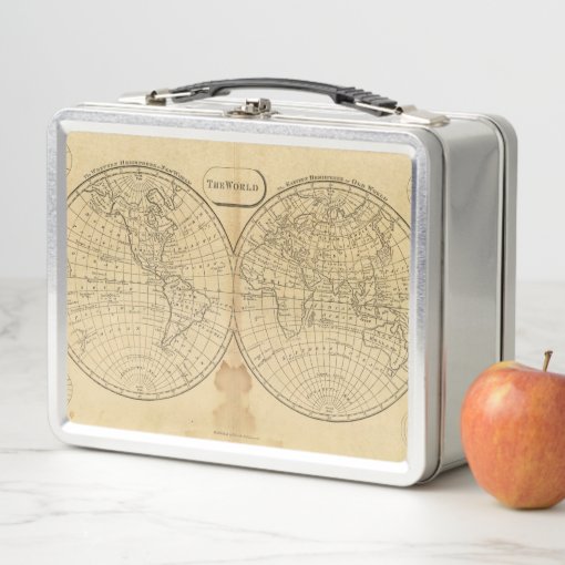 The World Metal Lunch Box | Zazzle