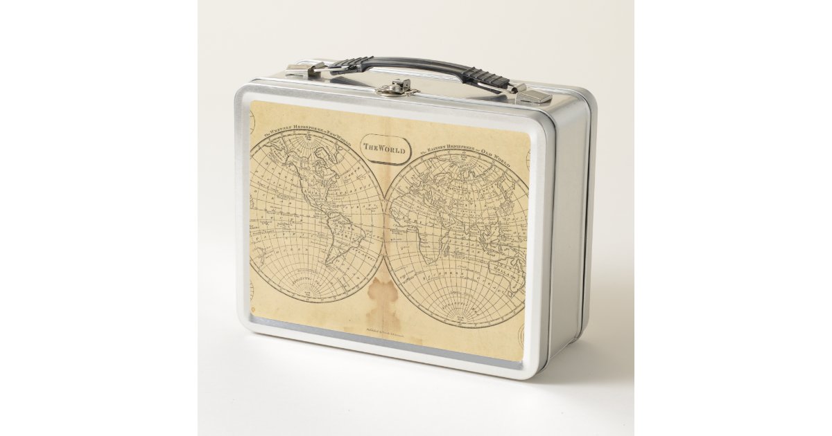 The World Metal Lunch Box | Zazzle
