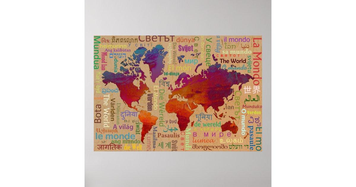The World Poster | Zazzle