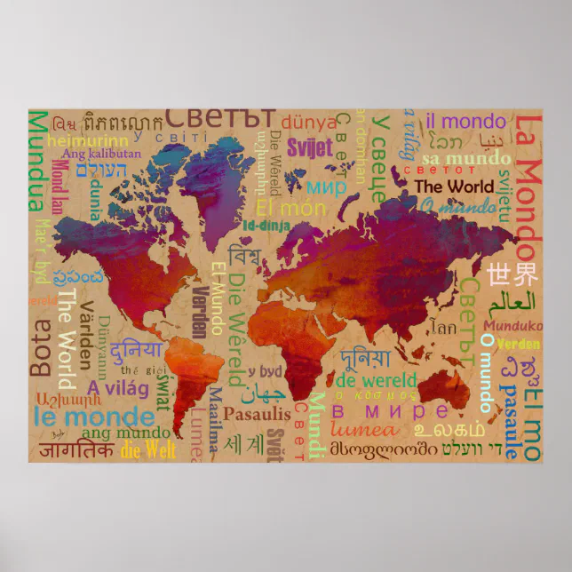 The World Poster | Zazzle