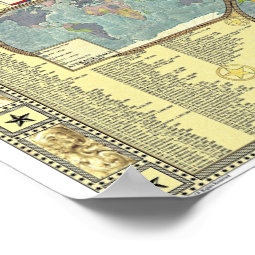 The World - Stereotypes Map Poster | Zazzle