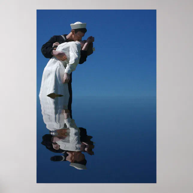 The World War II Kiss Poster | Zazzle