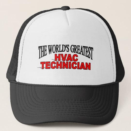 The World's Greatest HVAC Technician Trucker Hat | Zazzle.com