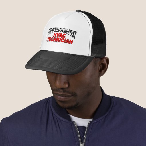 The World's Greatest HVAC Technician Trucker Hat | Zazzle