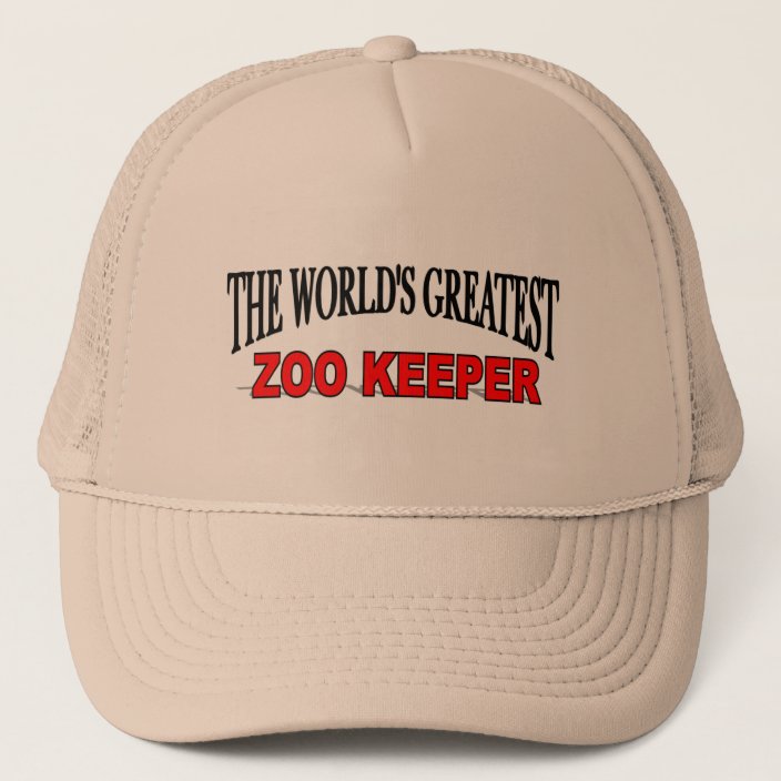 The World's Greatest Zoo Keeper Trucker Hat | Zazzle.com