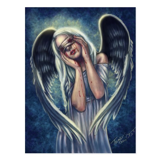 The Wounded Angel Postcard | Zazzle.com