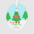 The Year We Stayed Home 2020 Christmas Tree Ornament | Zazzle