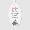 The Year We Stayed Home 2020 Quarantine Ornament | Zazzle