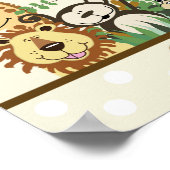 The Zoo Crew Jungle Customizable Banner - Tan Poster | Zazzle