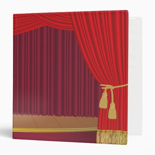 Theatre Stage Avery Binder | Zazzle