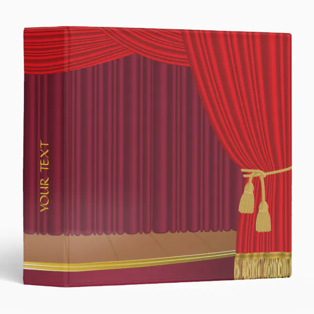 Theatre Stage Avery Binder | Zazzle