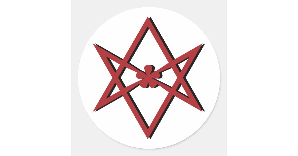 Thelema Symbol Classic Round Sticker | Zazzle