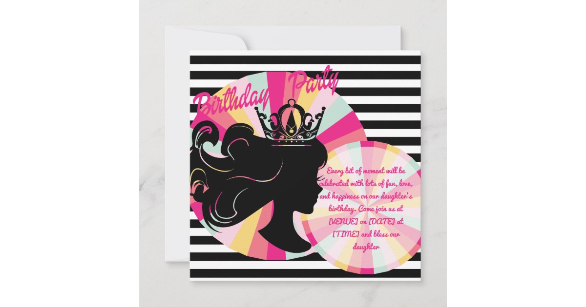 theme birthday party Invitation | Zazzle