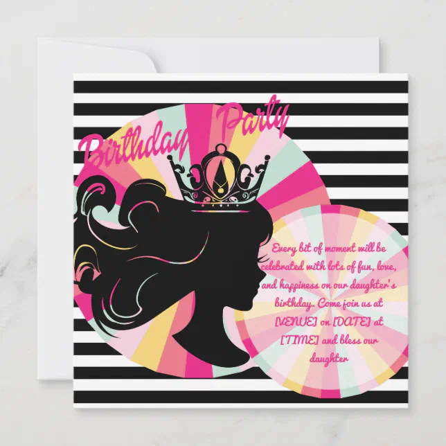 theme birthday party Invitation | Zazzle