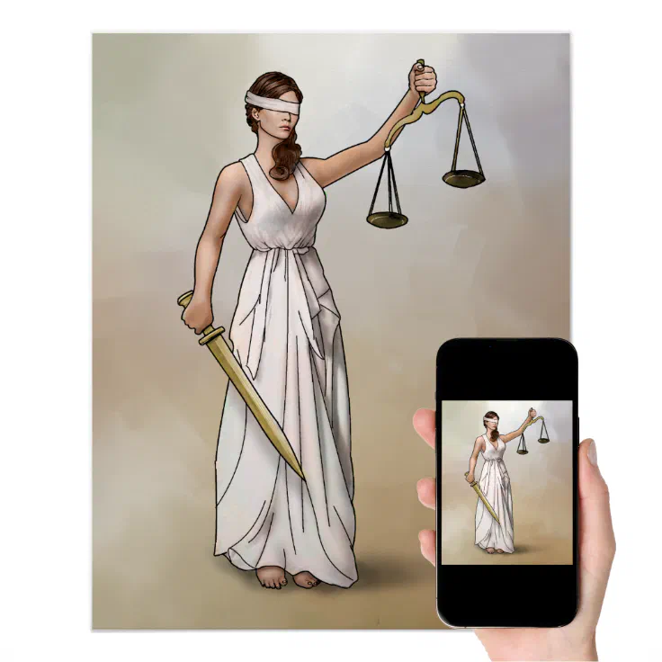 Themis - Lady Justice Poster | Zazzle