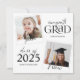 Then And Now | 2 Photo Graduation Announcement | Zazzle