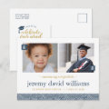 Then and Now 2 Photo Graduation Party Invitation | Zazzle