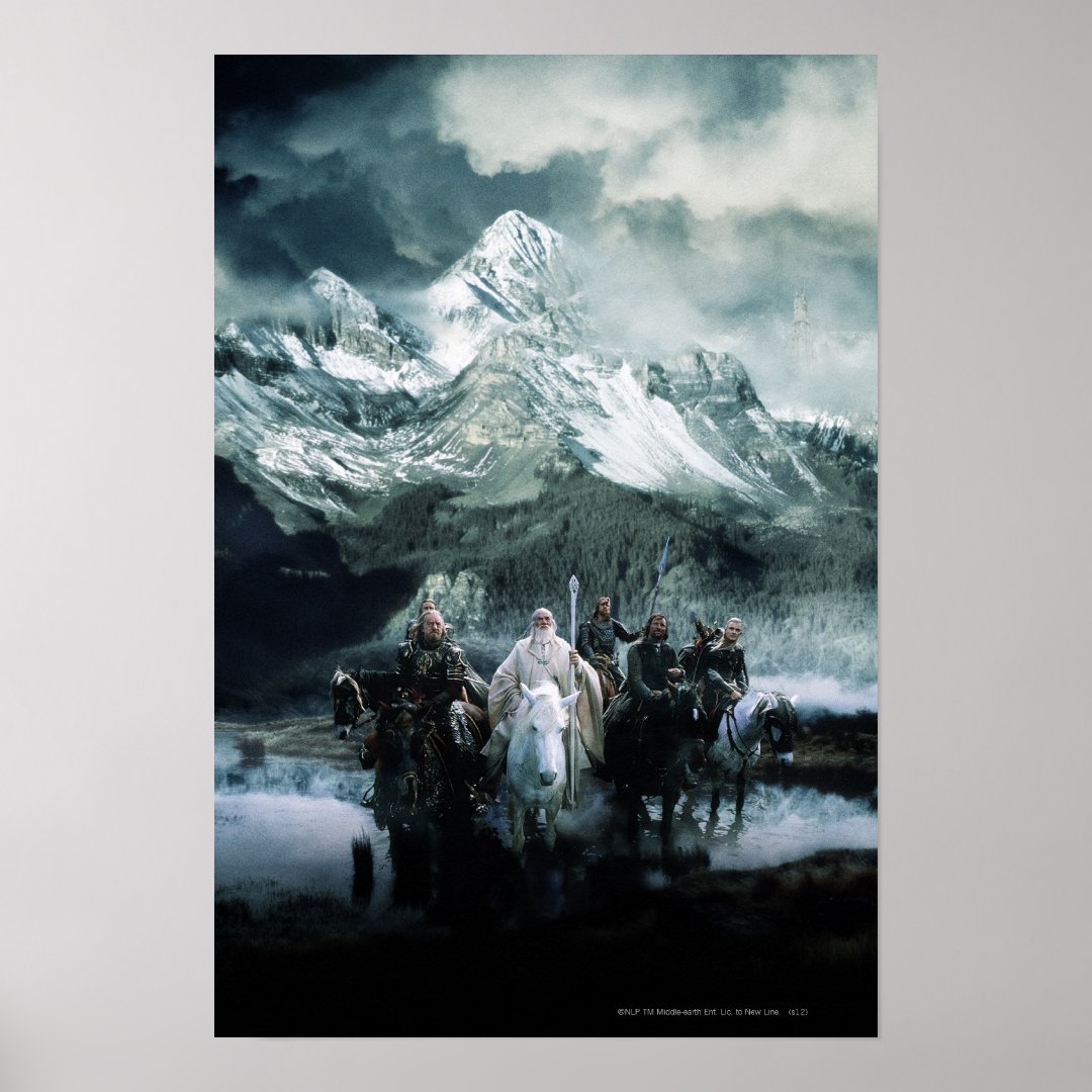 Theoden and the Fellowship Poster | Zazzle