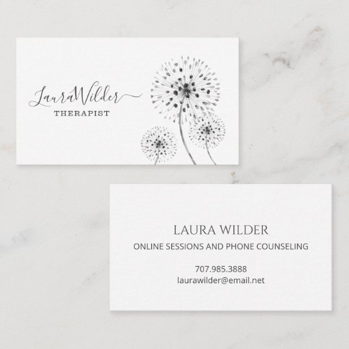 Therapist Business Card | Zazzle