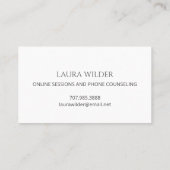 Therapist Counselor Business Card | Zazzle