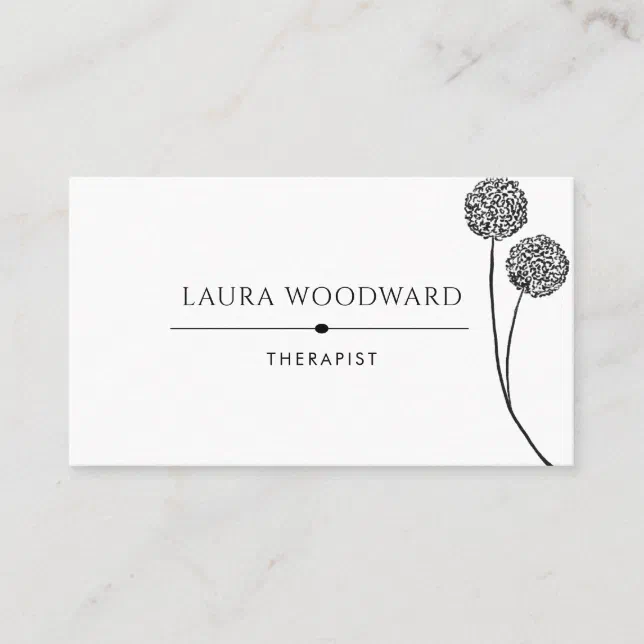 Therapist Counselor Business Card | Zazzle