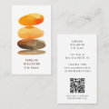Therapist Life Coach Modern Watercolor QR Code Business Card | Zazzle