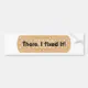 There, I Fixed It! Bandage Bumper Sticker | Zazzle