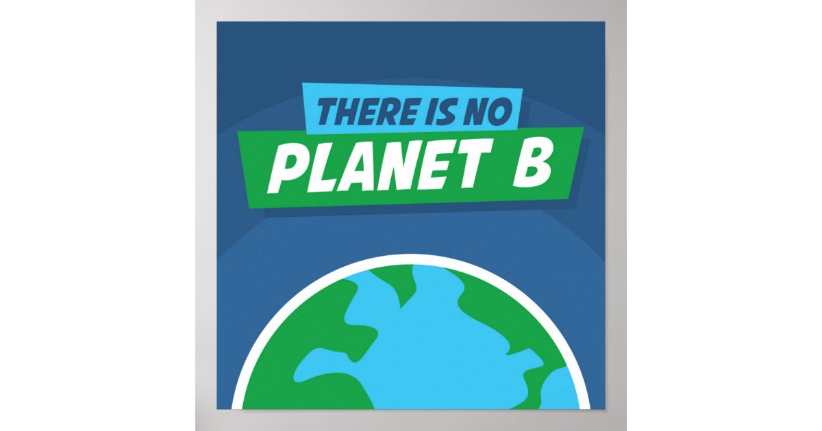There Is No Planet B Poster | Zazzle