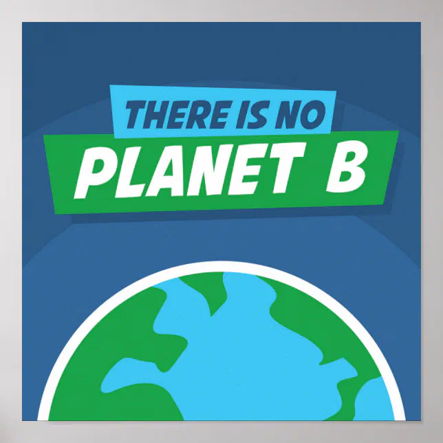 There Is No Planet B Poster | Zazzle