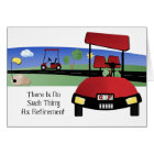 Funny golf retirement card | Zazzle.com